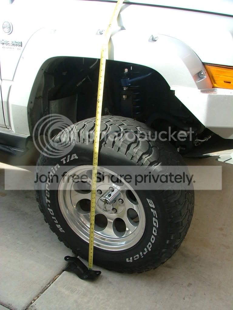 Lift results | Jeep Commander Forum